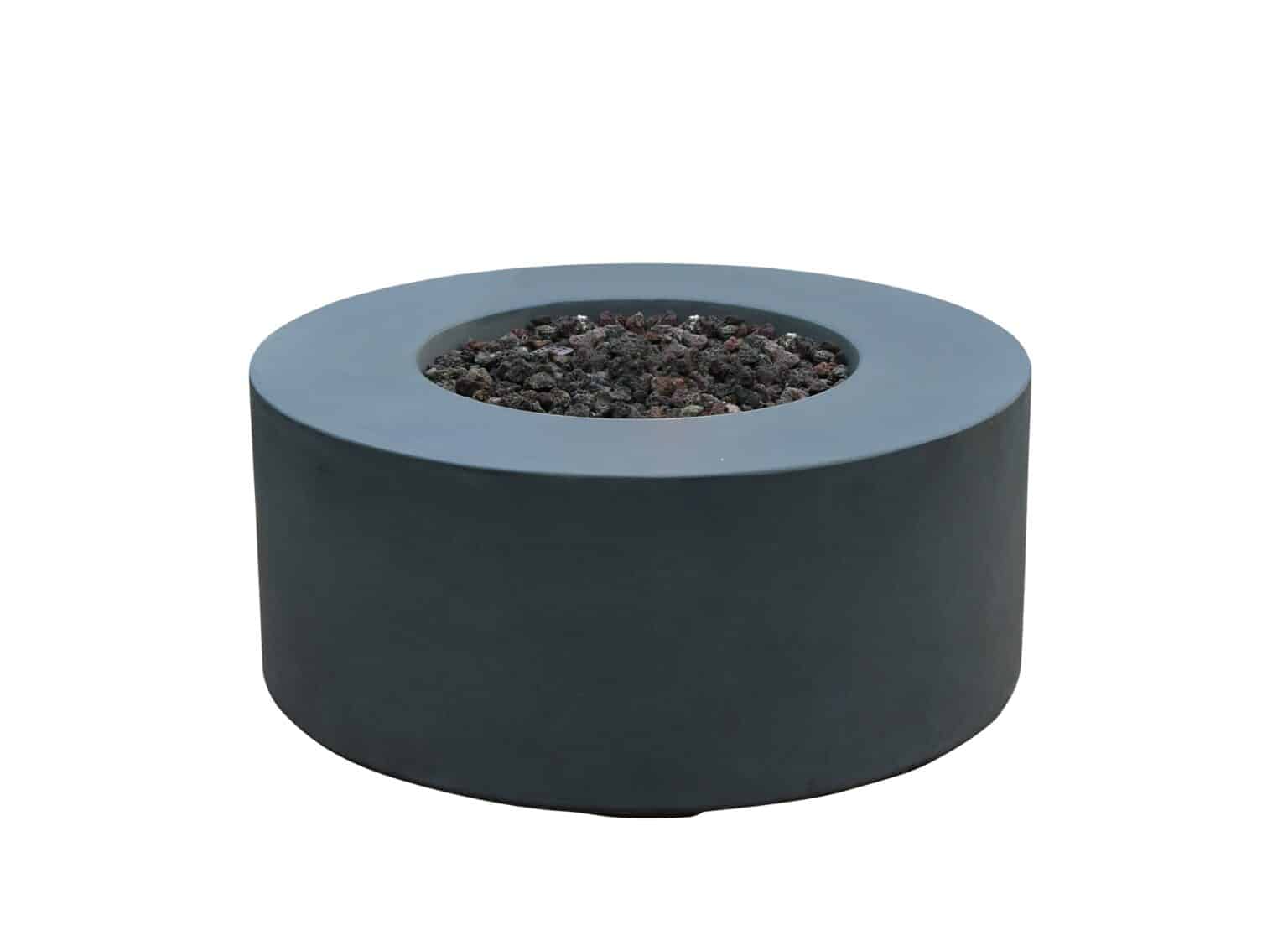 Grand Canyon- Olympus Round Fire Table 18" H - Crackle Electric ...