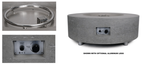 Pyromania Genesis Fire Table - Crackle Fireplaces